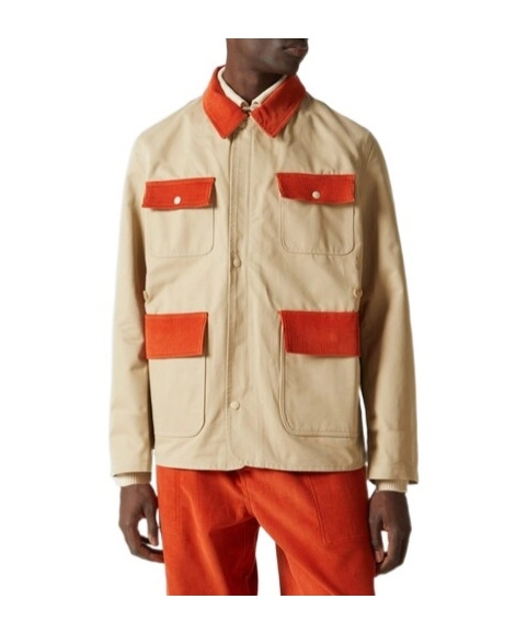 BODE Corduroy-trimmed Cotton Twill Field Jacket