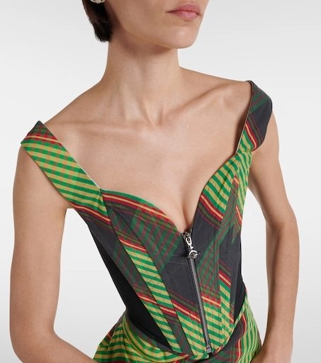 VIVIENNE WESTWOOD Plaid Corset
