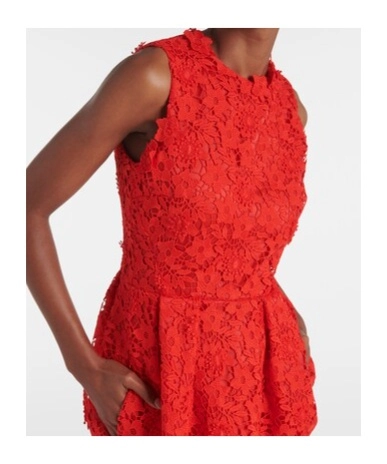 SAFIYAA LONDON Alani Lace Midi Dress