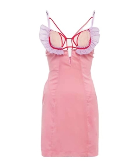 NENSI DOJAKA Silk-blend Minidress