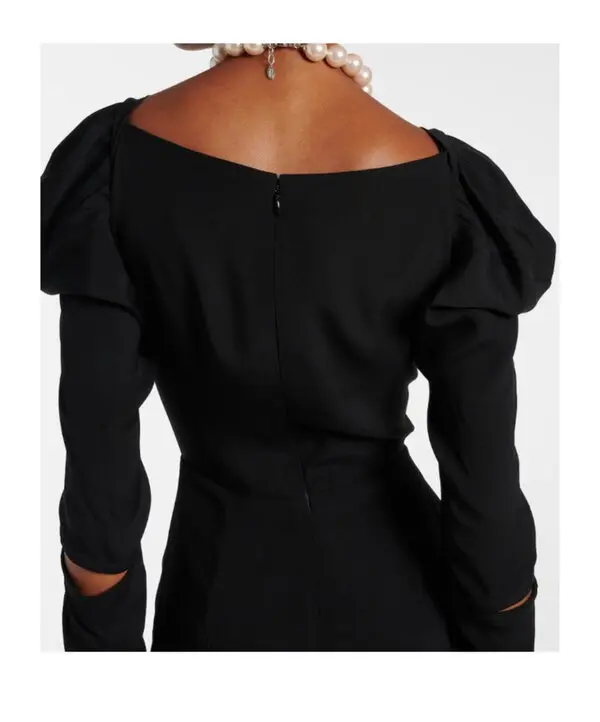 VIVIENNE WESTWOOD Draped Midi Dress - Black