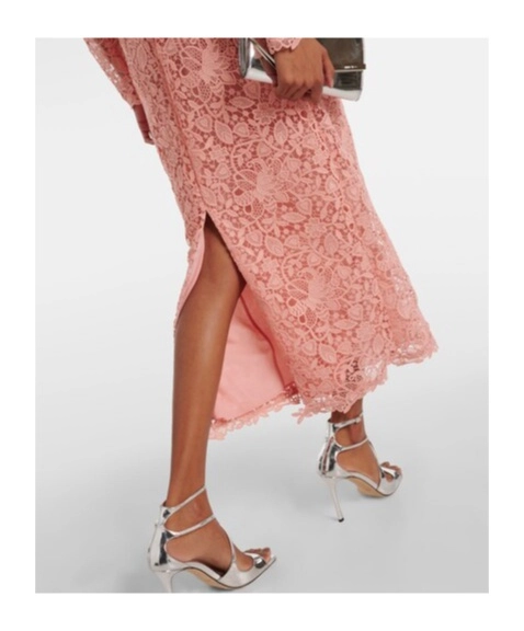 Carolina Herrera Lace Midi Dress