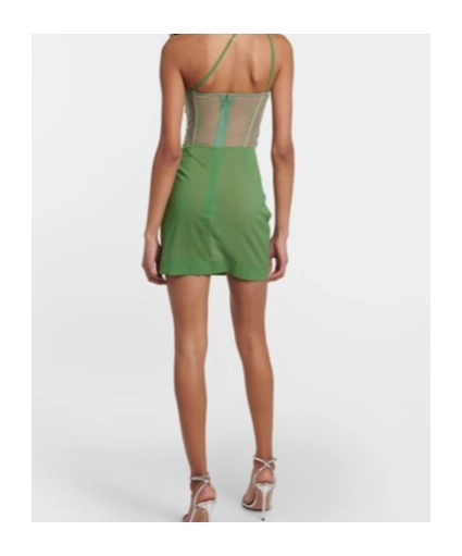 NENSI DOJAKA Draped One-shoulder Minidress