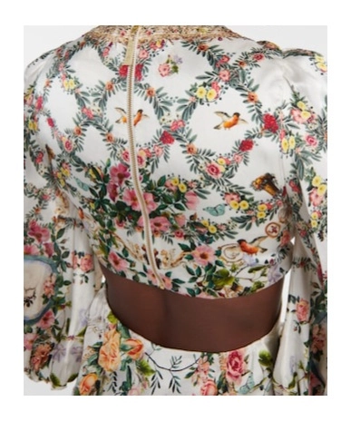 Camilla Cutout Embellished Silk Maxi Dress