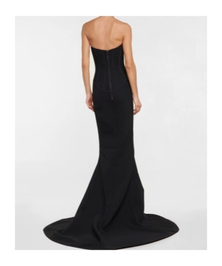Maticevski An Ode Bustier Crêpe Gown