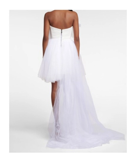 Maticevski Evermore Strapless Tulle Minidress