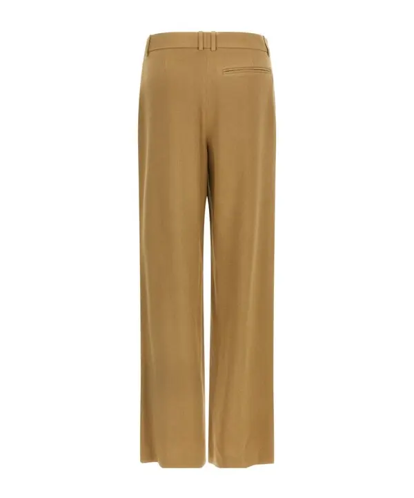 THE ROW Dender Pleated Wide Trousers