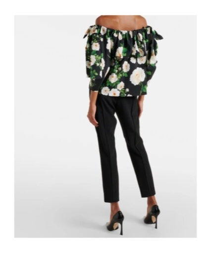 Carolina Herrera Floral Off-shoulder Top