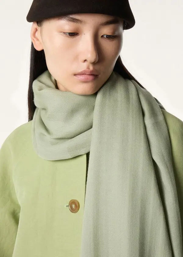 Loro Piana Maxi Crest Stole