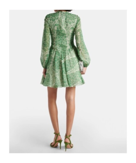 Giambattista Valli Printed Silk Georgette Minidress