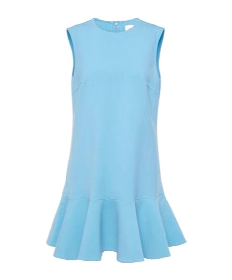 Oscar De La Renta Ruffle-trimmed Wool-blend Minidress