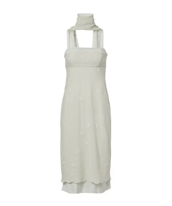 Posse Cove Embroidered Midi Dress