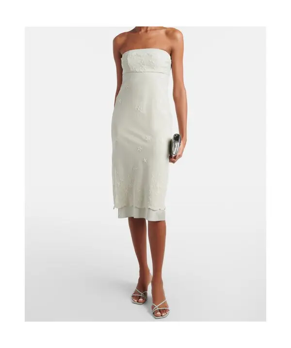 Posse Cove Embroidered Midi Dress