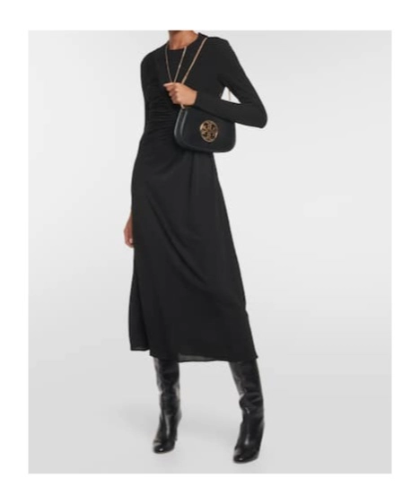 Tory Burch Ruched Midi Dress