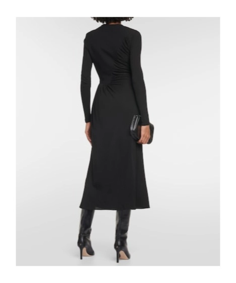 Tory Burch Ruched Midi Dress