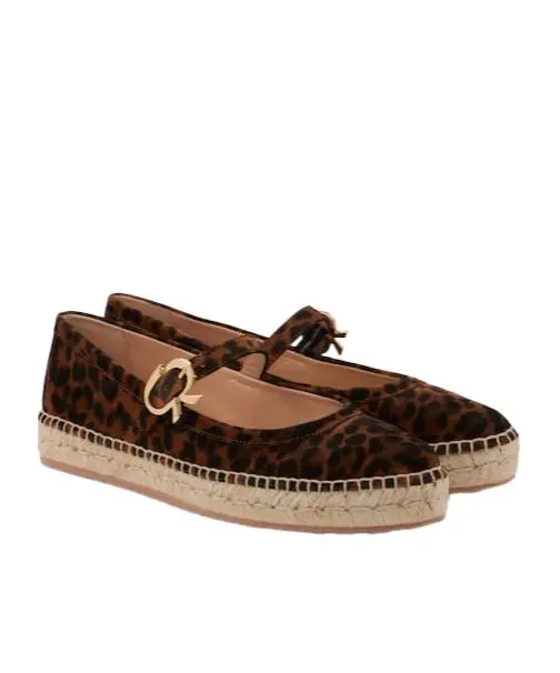 GIANVITO ROSSI Suede Mary Janes - Brown