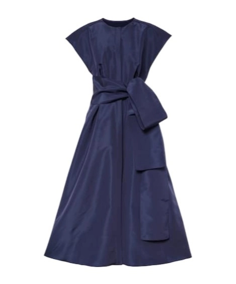 Carolina Herrera Bow-detail Silk Midi Dress