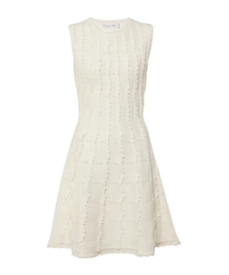 Oscar De La Renta Knitted Minidress