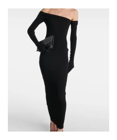 JEAN PAUL GAULTIER Off Shoulder Dress