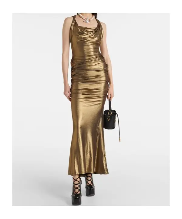 VIVIENNE WESTWOOD Liz Draped Jersey Gown