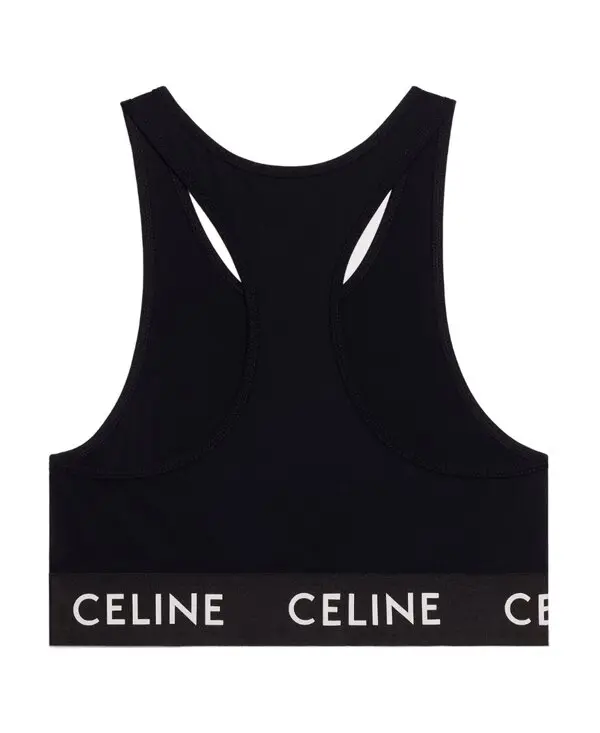 Celine Technical Jersey Bra Top