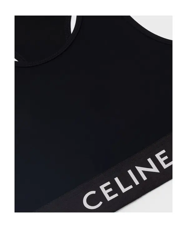Celine Technical Jersey Bra Top