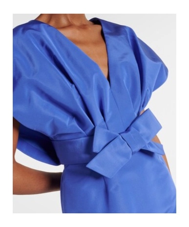 Carolina Herrera Bow-detail Silk Faille Gown