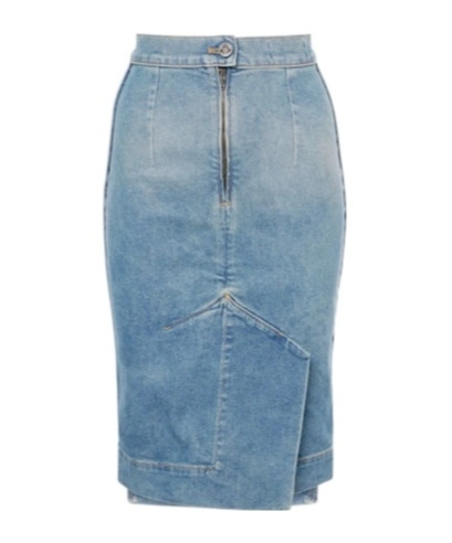 VIVIENNE WESTWOOD Orb Denim Pencil Skirt