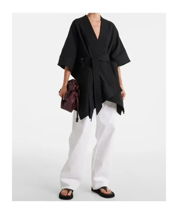 Wardrobe.NYC Belted Cape
