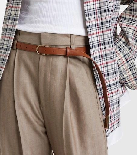 Victoria Beckham Dorian B Leather Belt