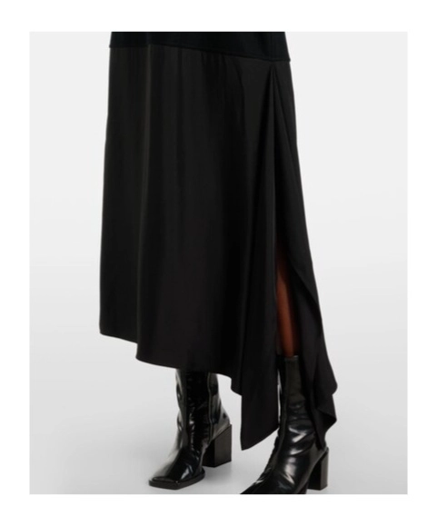 JIL SANDER Convertible Wool Midi Dress
