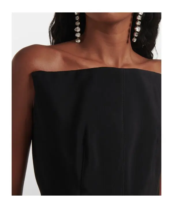MUGLER One-shoulder Sleeveless Dress
