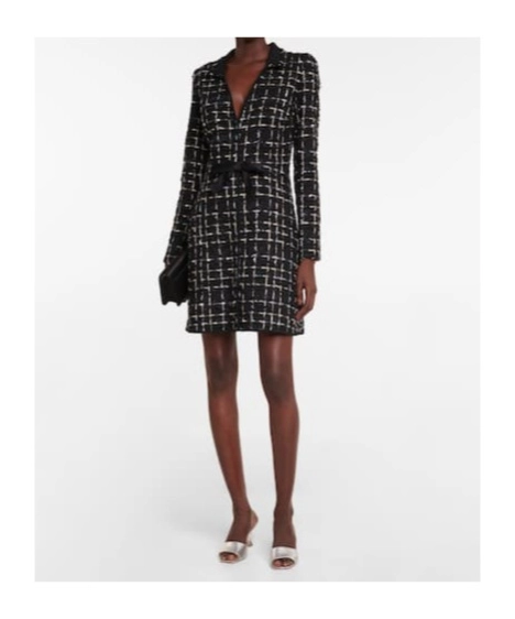 Giambattista Valli Tweed Mini Dress With Bow Detail