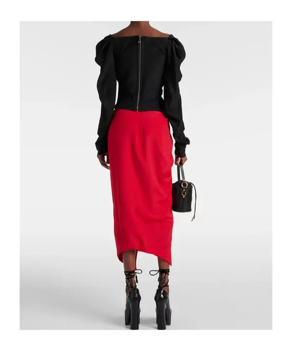 VIVIENNE WESTWOOD Tie-detail Silk Top