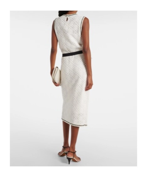 Tory Burch Belted Cotton Midi Dress