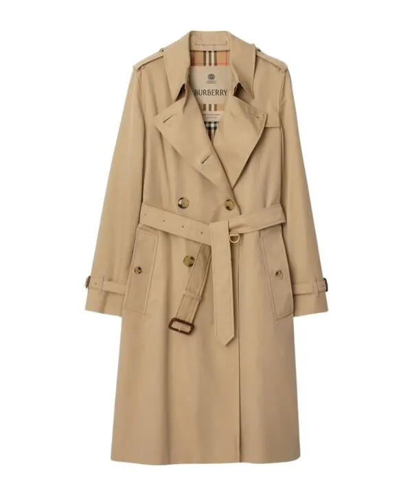 Burberry Double-breasted Trench Coat - Nude