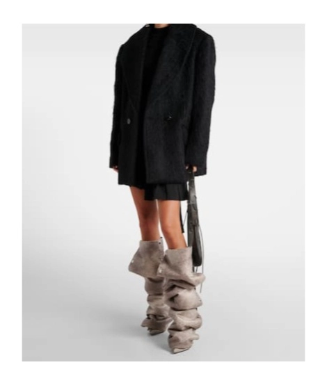 Y/project Snap Faux Leather Knee-high Boots