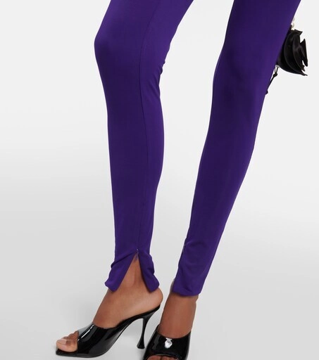 Magda Butrym Gathered Halterneck Jersey Jumpsuit