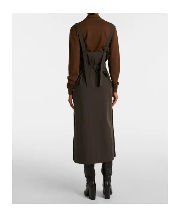 LEMAIRE Cotton-blend Midi Skirt