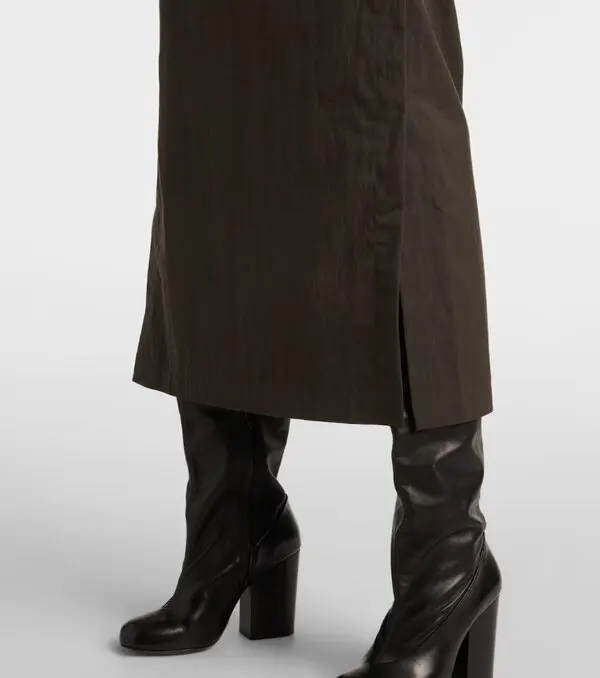 LEMAIRE Cotton-blend Midi Skirt