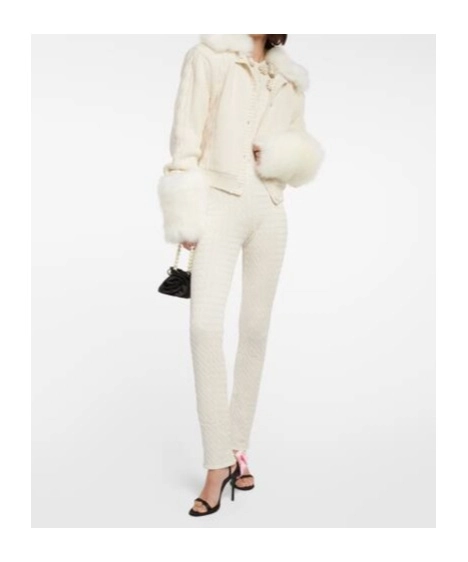Magda Butrym Cable Knit Silk Jumpsuit