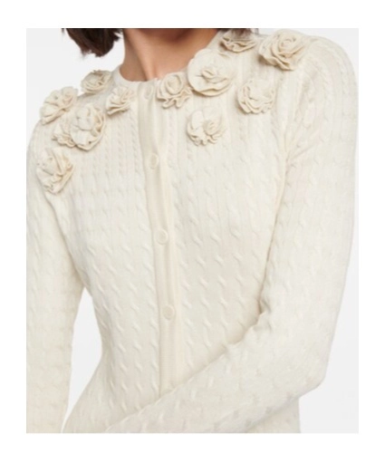Magda Butrym Cable Knit Silk Jumpsuit