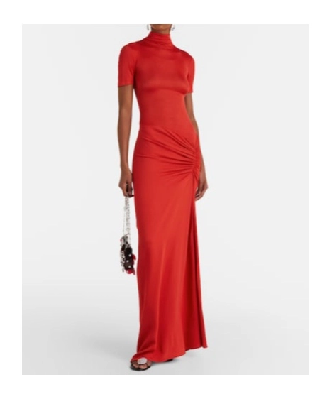 Christopher Esber Fusion Ruched Gown