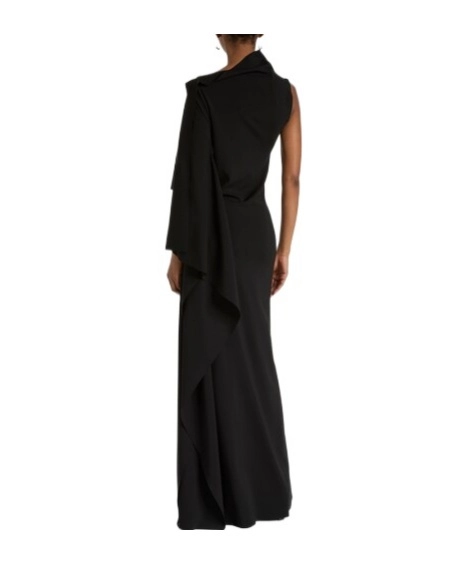 Sportmax Asymmetric Maxi Dress