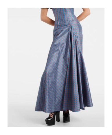 VIVIENNE WESTWOOD Plaid Ruffle Skirt