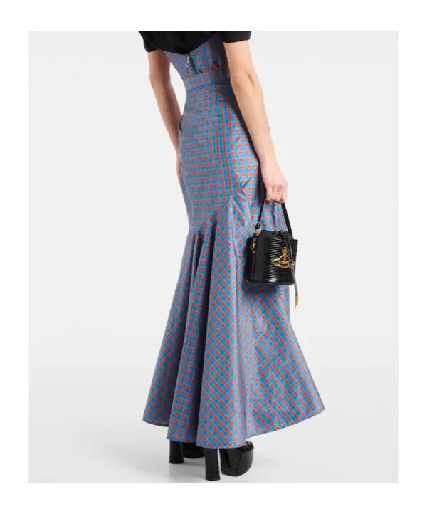 VIVIENNE WESTWOOD Plaid Ruffle Skirt