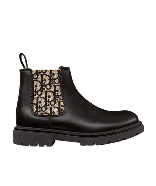 Dior Logo Boots - Black