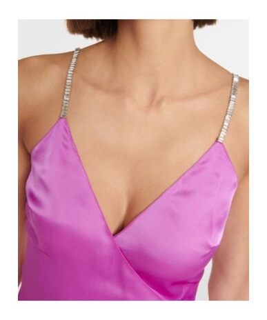 David Koma Feather-trimmed Gown