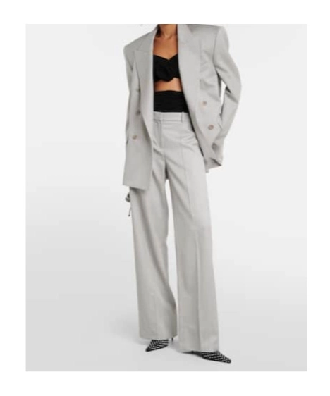 Magda Butrym Mid-rise Wool Straight Pants