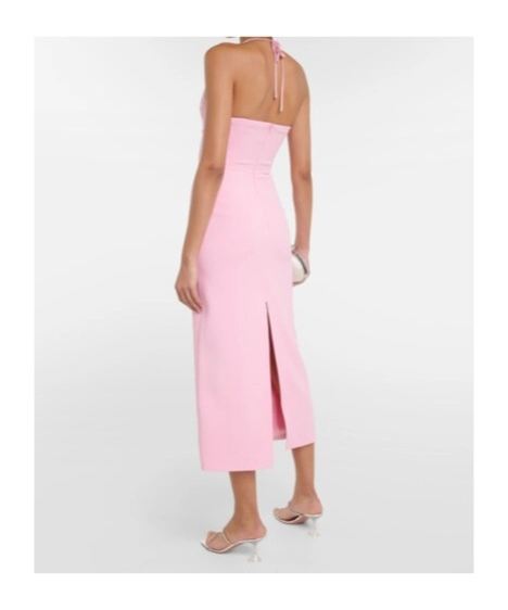 David Koma Crystal-embellished Cutout Midi Dress